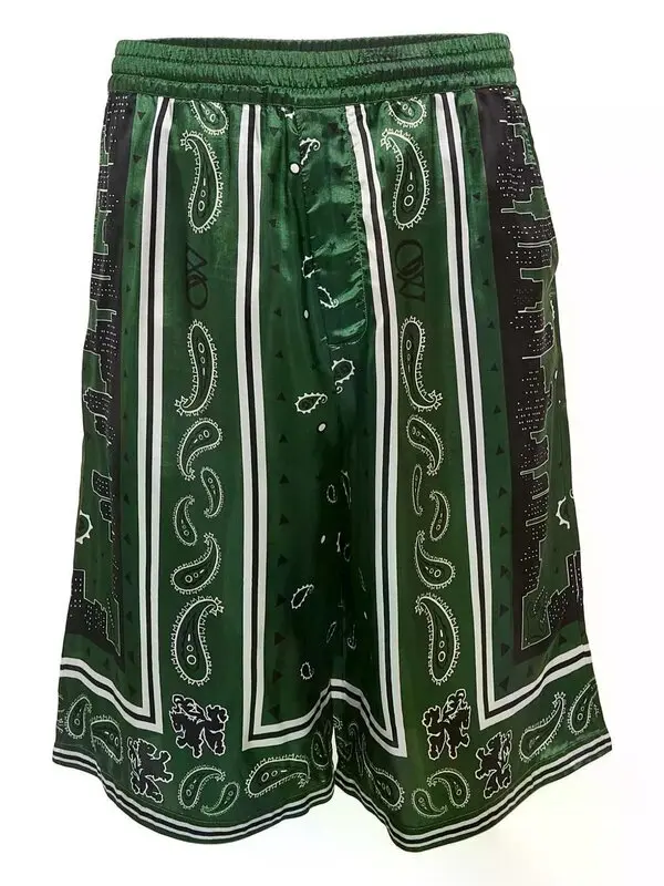 Off-White Paisley-print Shorts