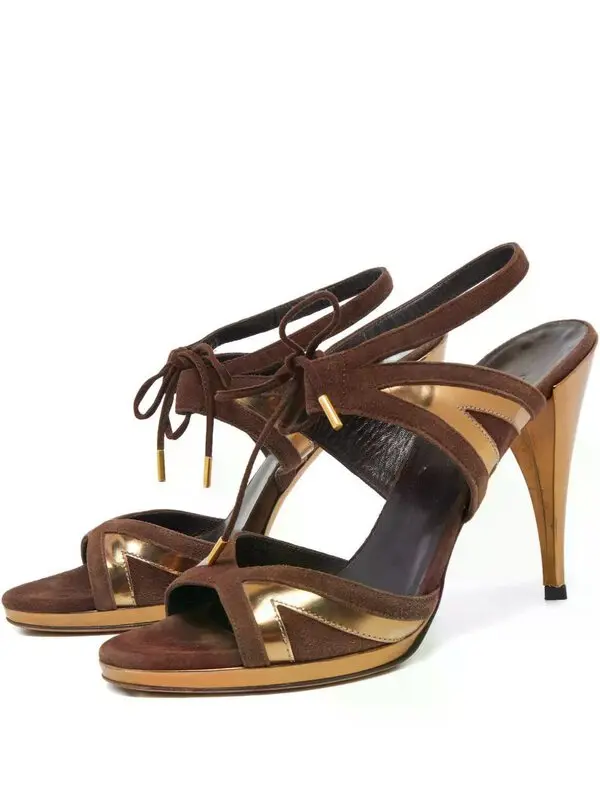 Gucci 115mm Leather Heeled Sandals