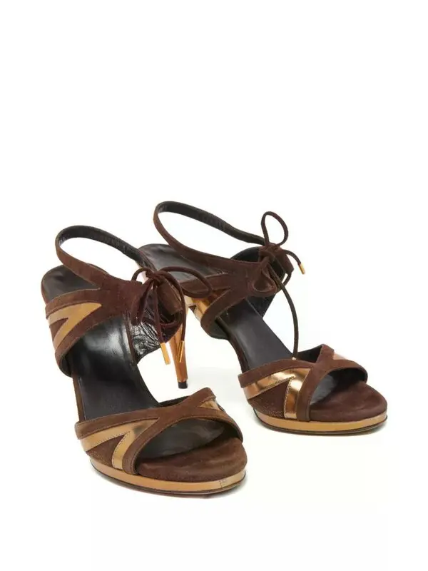 Gucci 115mm Leather Heeled Sandals