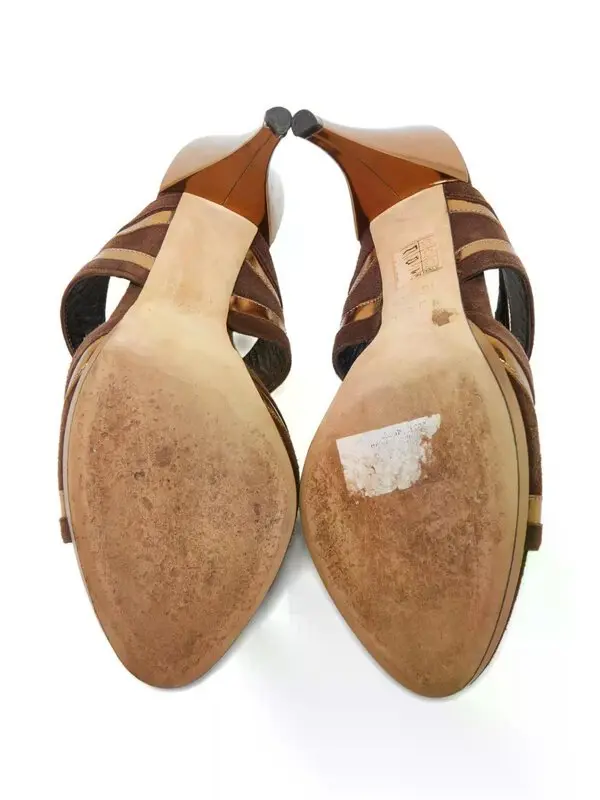 Gucci 115mm Leather Heeled Sandals