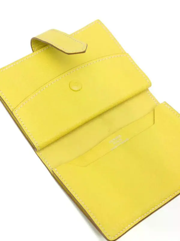 Hermès 2019 Bearn Wallet - Yellow