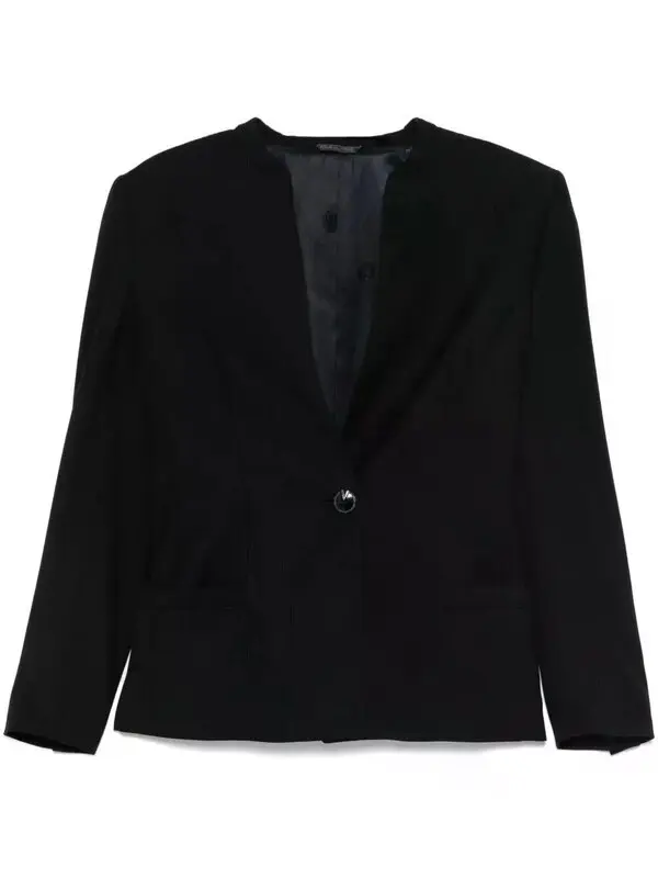 Versace 1980s Striped Blazer