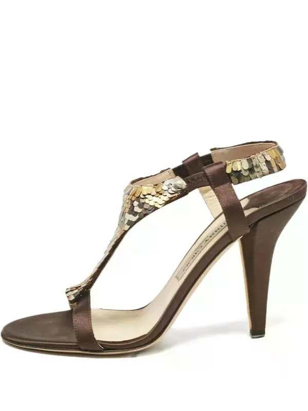 JIMMY CHOO 110mm Sequinned Sandals