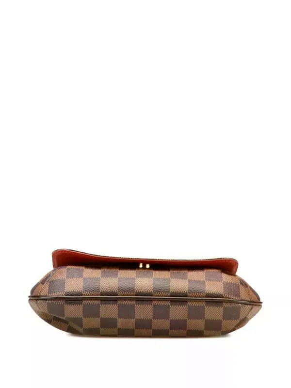 LOUIS VUITTON 2004 Damier Ebene Musette Salsa Long Strap Crossbody Bag