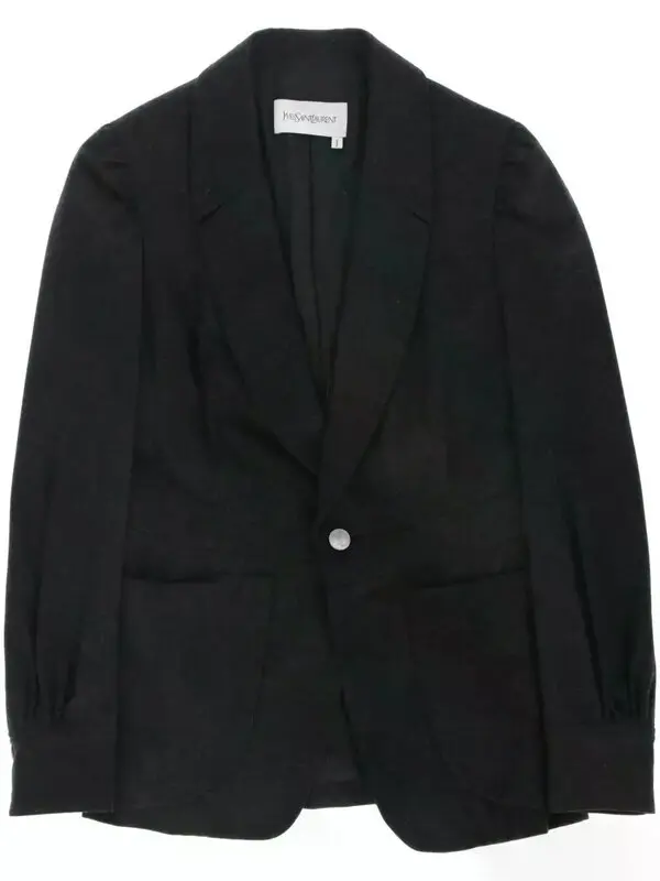 Saint Laurent Pre-owned 2000s Single-breasted Blazer