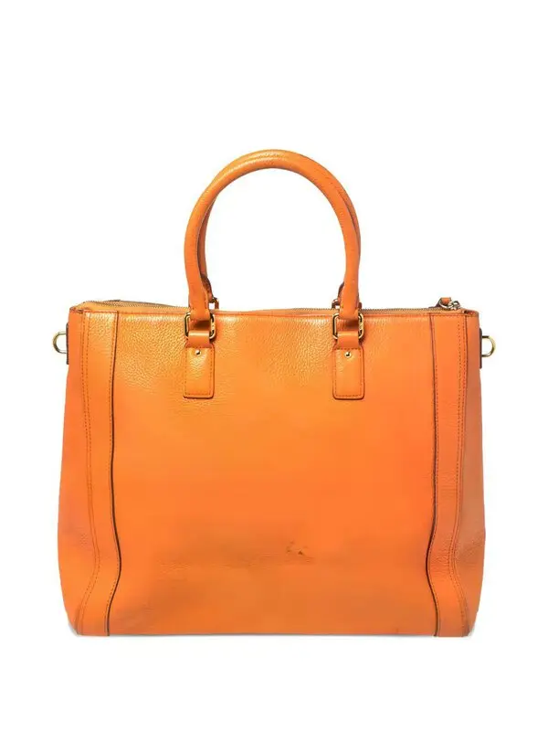 Mcm Leather Stud-detail Tote Bag