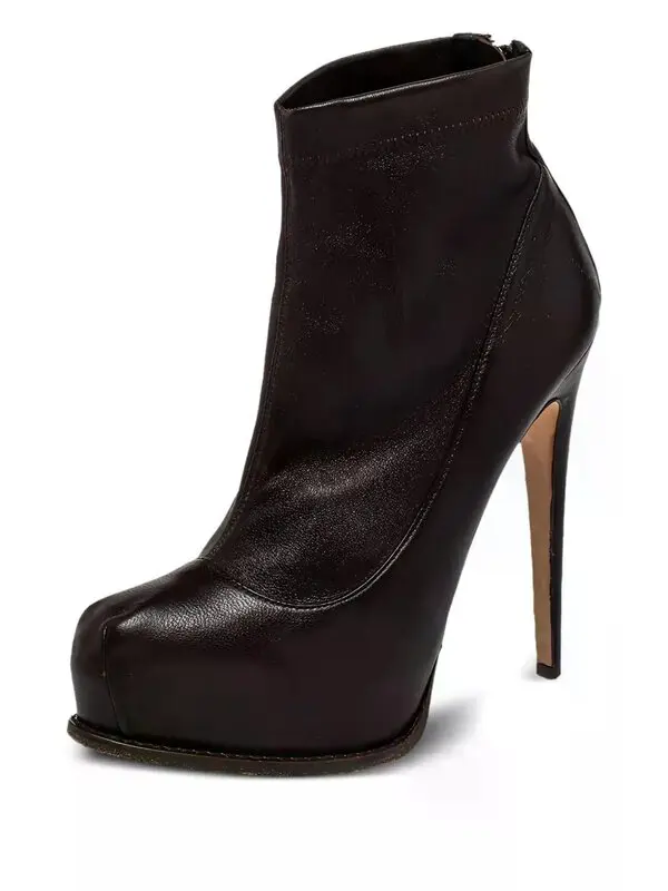 Brian Atwood 140mm Leather Booties
