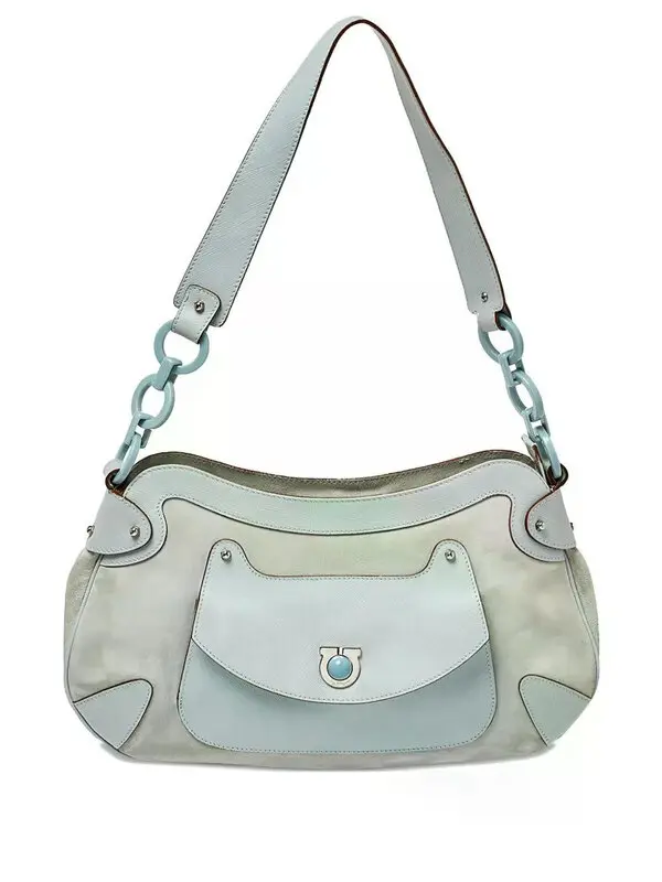 FERRAGAMO Suede Shoulder Bag