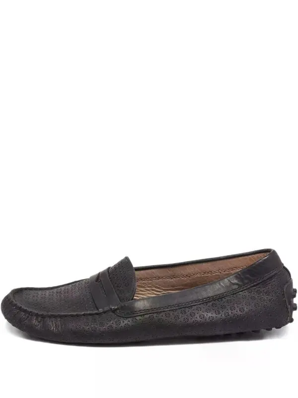 TOD'S Leather Loafers - Black