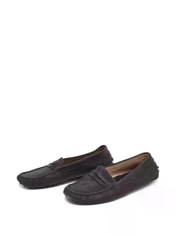 TOD'S Leather Loafers - Black