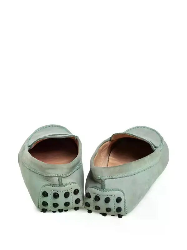 TOD'S Vintage Suede Loafers - Grey