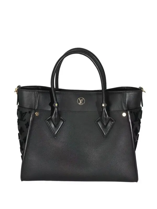 LOUIS VUITTON On My Side Mm Monogram Tote Bag - Black