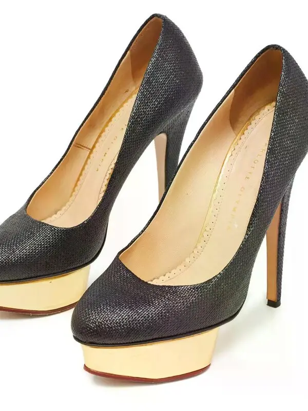CHARLOTTE OLYMPIA 160mm Dolly Pumps - Black
