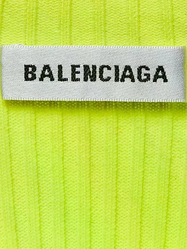 Balenciaga Ribbed Long-sleeved Sweater