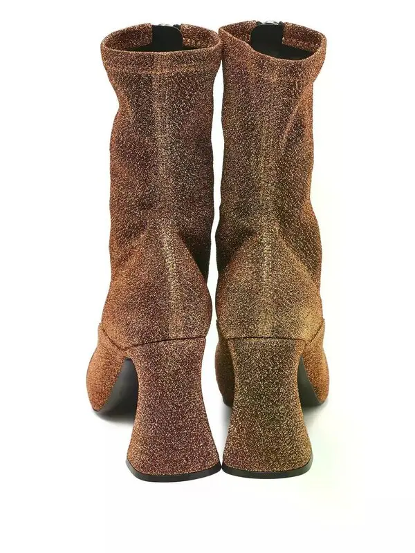 Stella McCartney Glitter Zip Boots