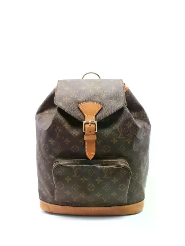 LOUIS VUITTON 1997 Montsouris Gm Backpack - Brown