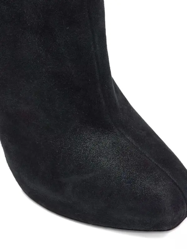 Roberto Cavalli Sculptural-heel Suede Boots