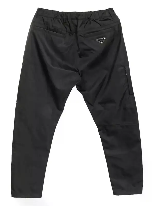Prada 2010s Logo Plaque Trousers