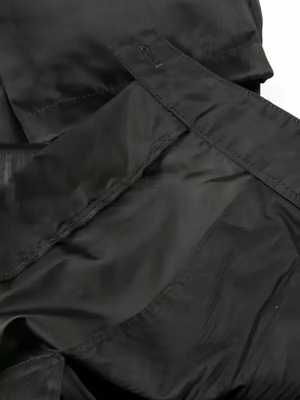 Prada 2010s Logo Plaque Trousers