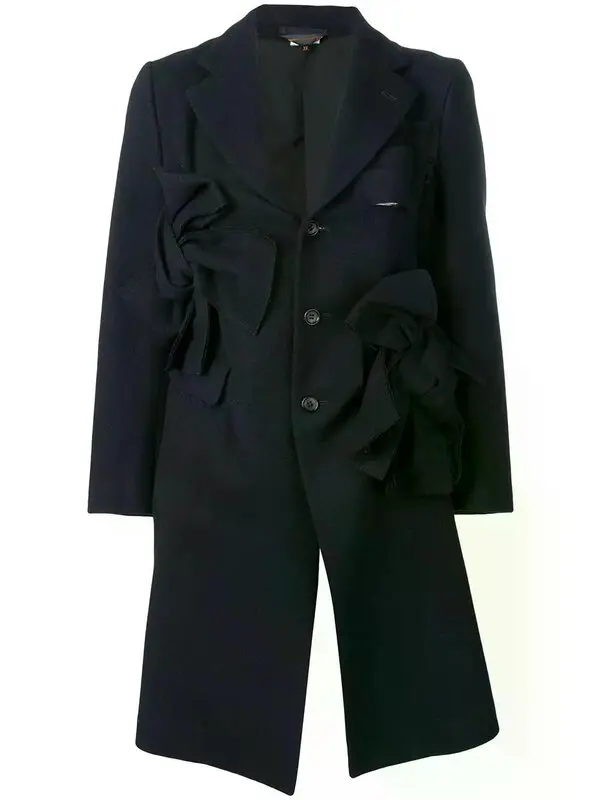 Comme Des Garçons Bow Detailed Coat