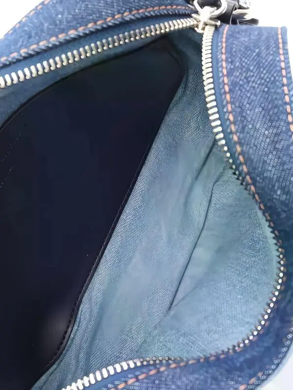 Stella McCartney Pre-owned 2010s Logo Denim Shoulder Bag