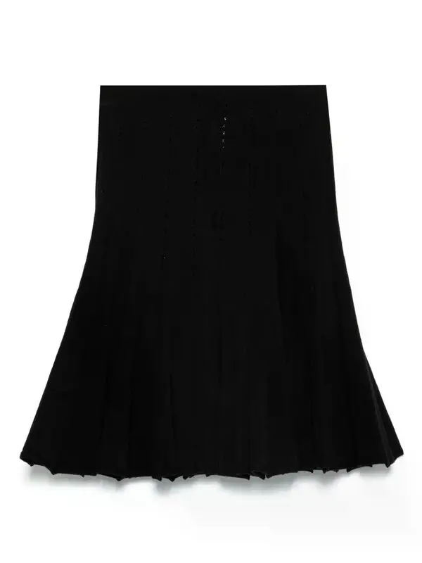 Alaïa 2000s Pleated Mini Skirt