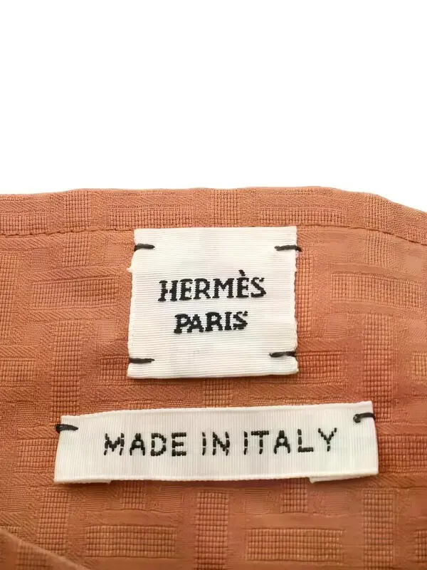 Hermès 2000s Cotton Short Dress