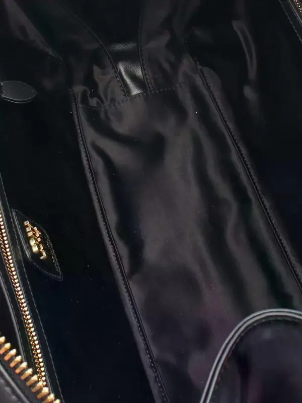 Miu Miu Pre-owned Calfskin Beau Top Handle Handbag - Black