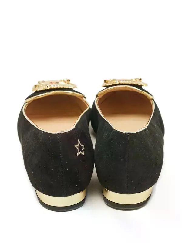 CHARLOTTE OLYMPIA Embroidered Ballet Flats