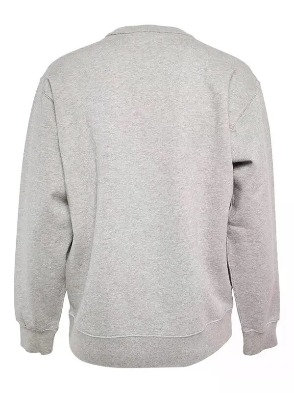 Kenzo Embroidered-logo Cotton Sweatshirt - Grey