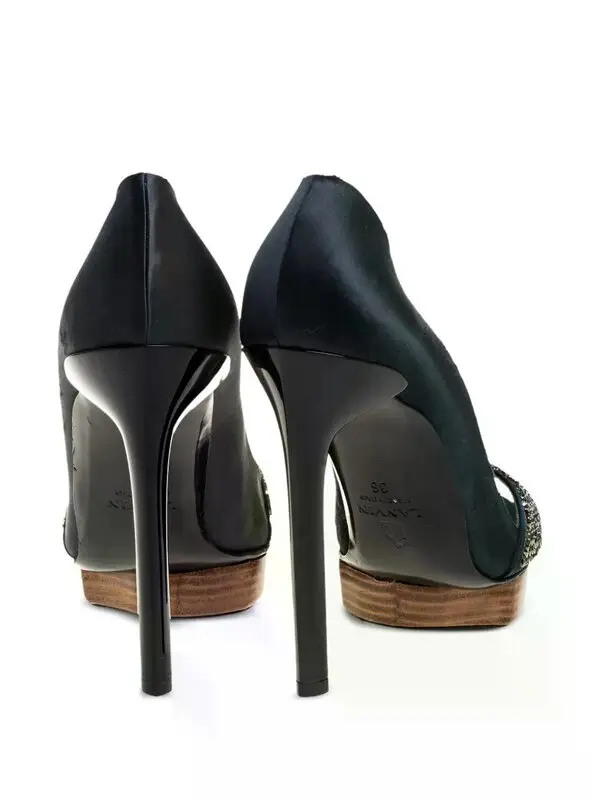 LANVIN 125mm Crystal-embellished Heeled Pumps
