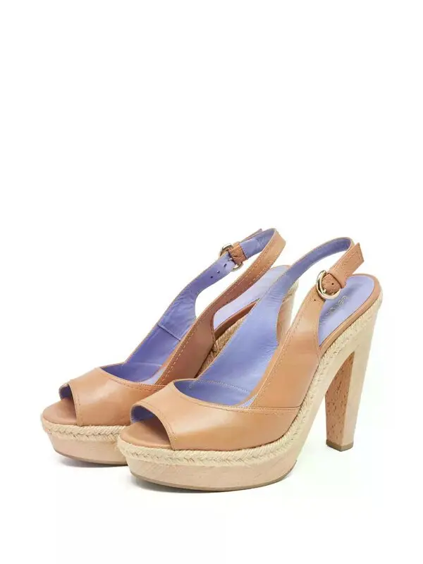 SERGIO ROSSI Peep-toe Platform Sandals