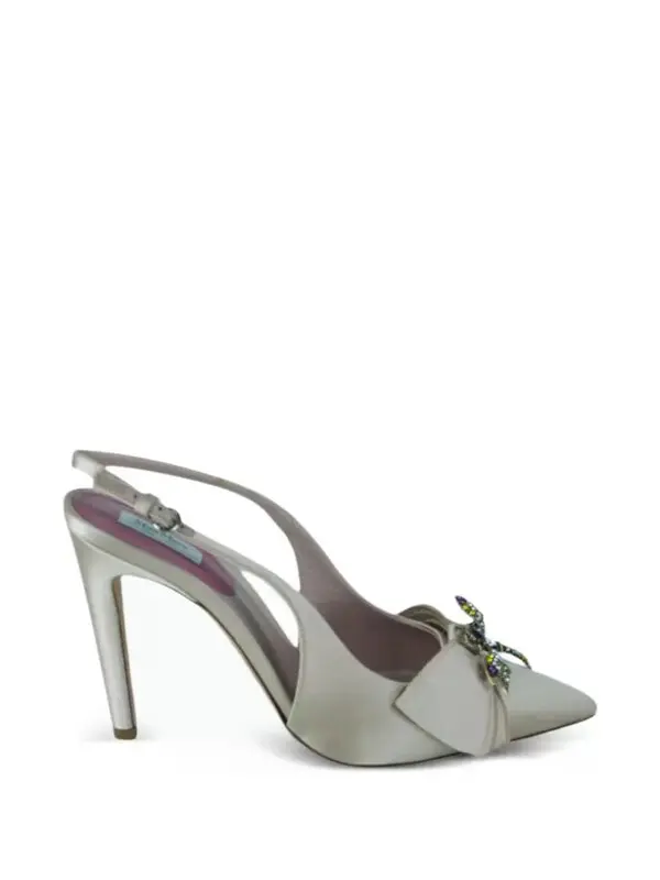 Max Mara 110mm Bussola Slingback Pumps