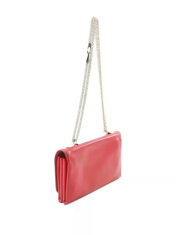 Valentino Garavani 2000s Chain Rockstud Leather Shoulder Bag