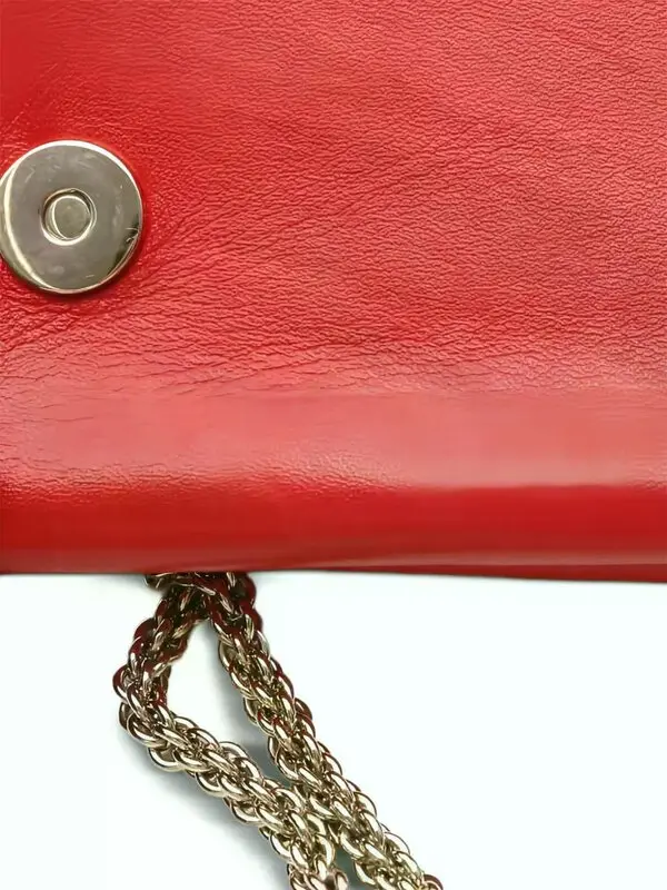 Valentino Garavani 2000s Chain Rockstud Leather Shoulder Bag