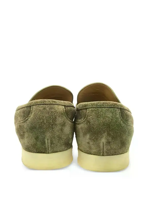 Gucci Horsebit-detail Suede Loafers