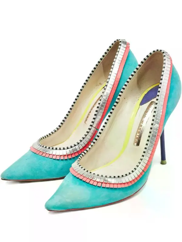 SOPHIA WEBSTER 105mm Trim Detail Pumps - Blue