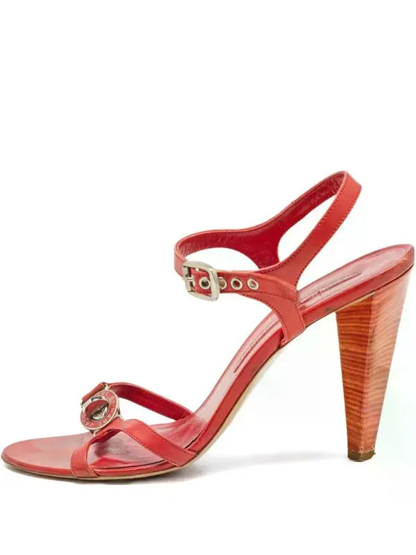 Marc Jacobs Patent Leather Buckle Sandals