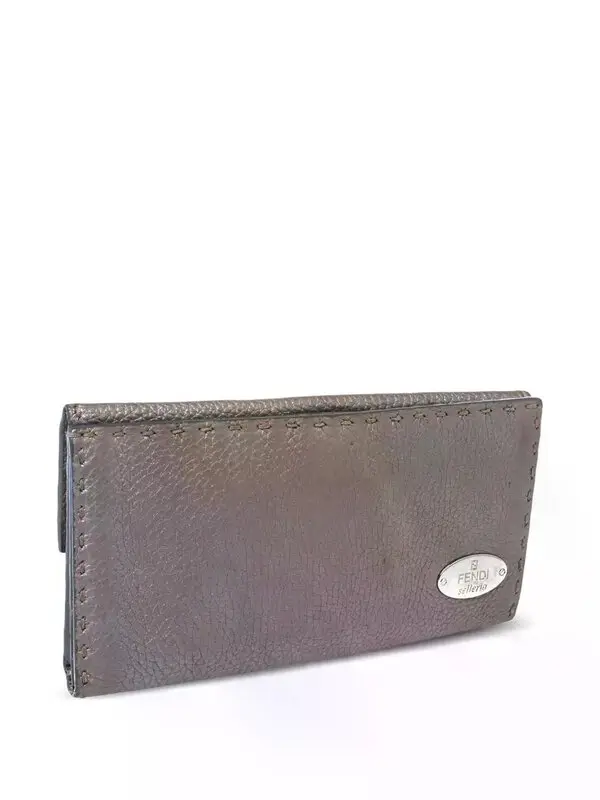Fendi Leather Continental Wallet