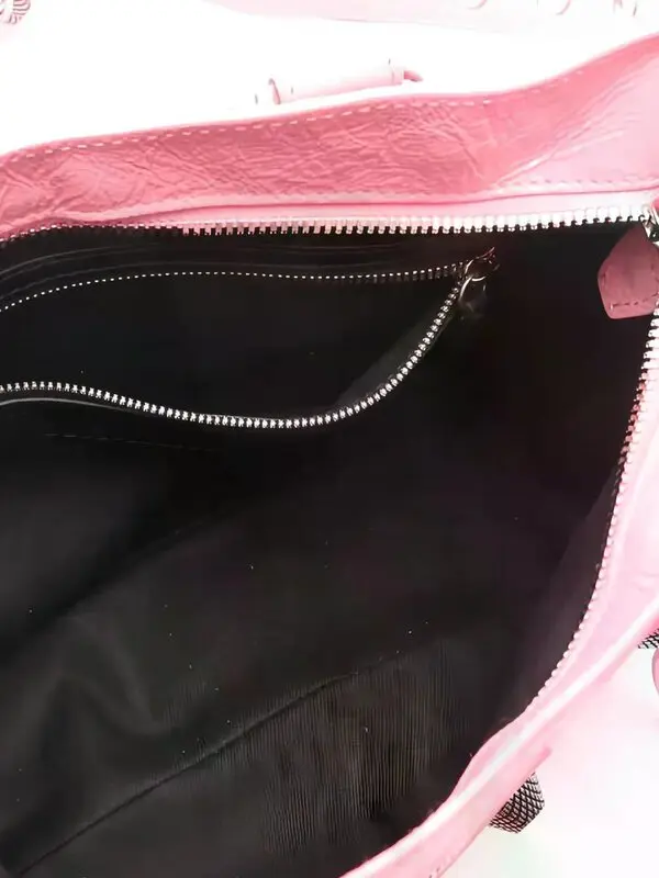 Balenciaga 2020s Studded Neo Cagole Tote Bag - Pink