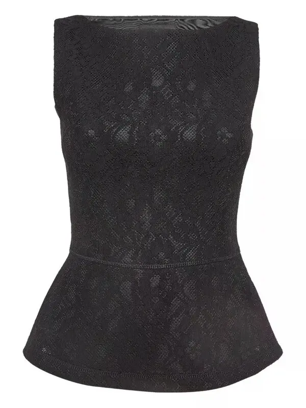 Moschino Floral Lace Top