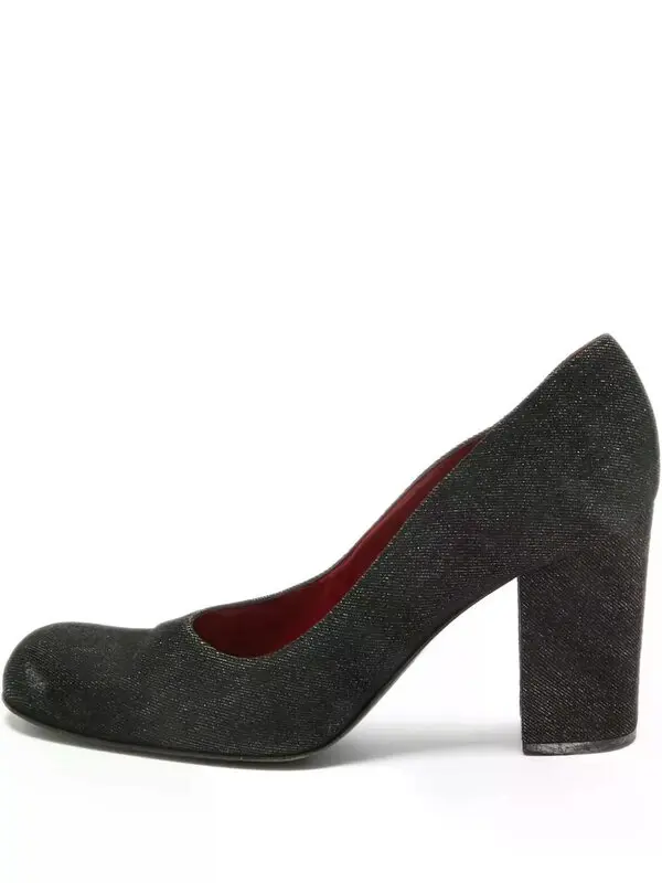Dolce & Gabbana 95mm Leather Block-heel Pumps