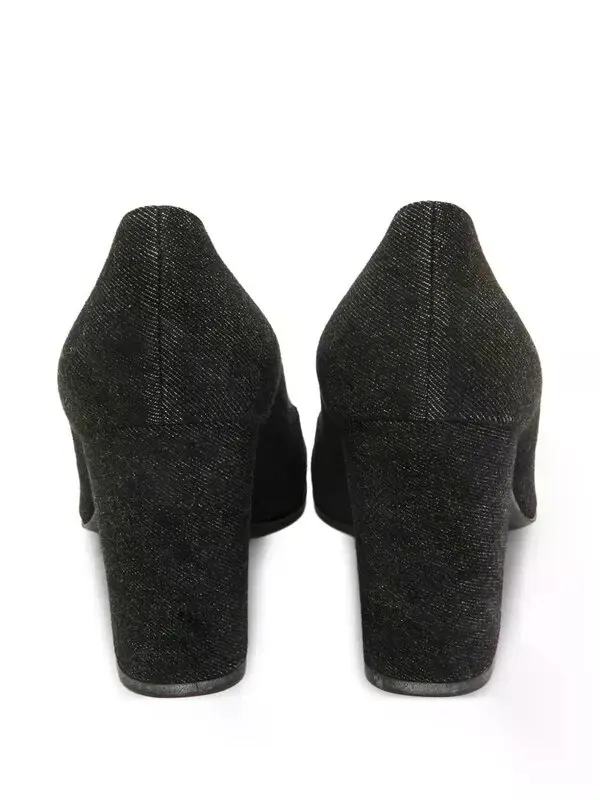 Dolce & Gabbana 95mm Leather Block-heel Pumps