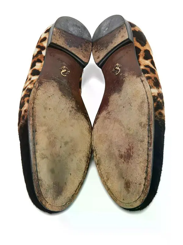 Jimmy Choo Leopard Print Suede Brown loafers Jimmy Choo Eliott leopard-print Loafers | Neutrals | FARFETCH main image 2