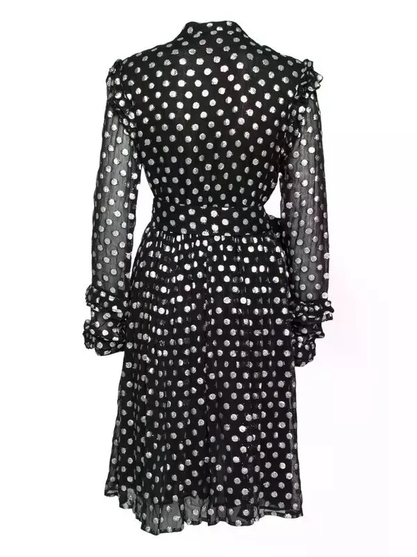 Dodo Bar Or Polka-dot Chiffon Dress
