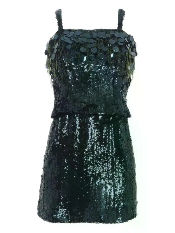 Vintage Sequined Mini Dress