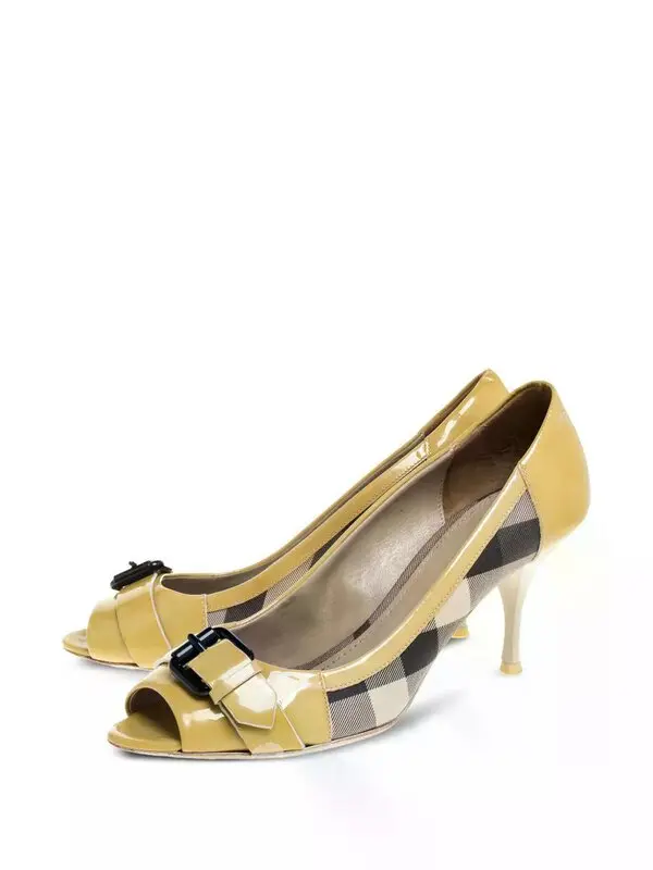 Burberry 80mm Nova Check Pumps