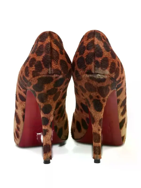 CHRISTIAN LOUBOUTIN 120mm Very Prive Leopard-print Pumps - Neutrals