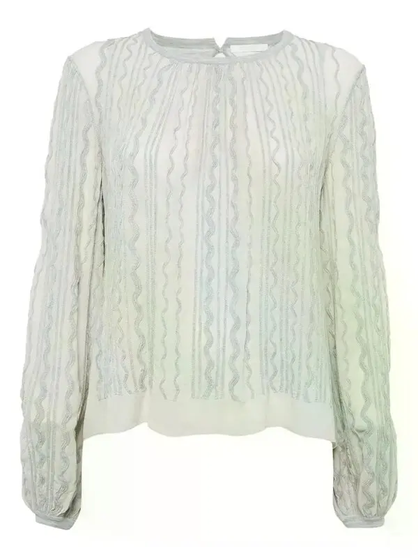 Chloé Wave-pattern Top