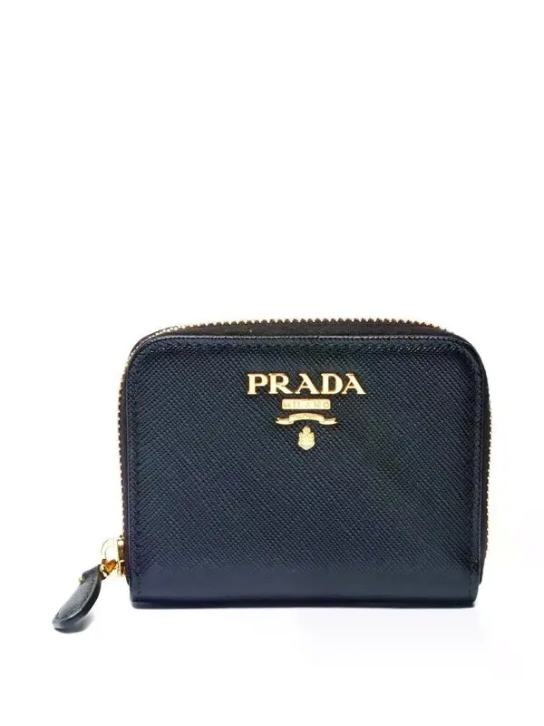 Prada 2020-2025 Saffiano Zipped Wallet - Black